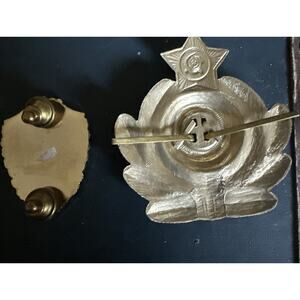Jackets & Coats | Ussr Soviet Navy Fleet Pin And Cap Badge Crab Cold ...